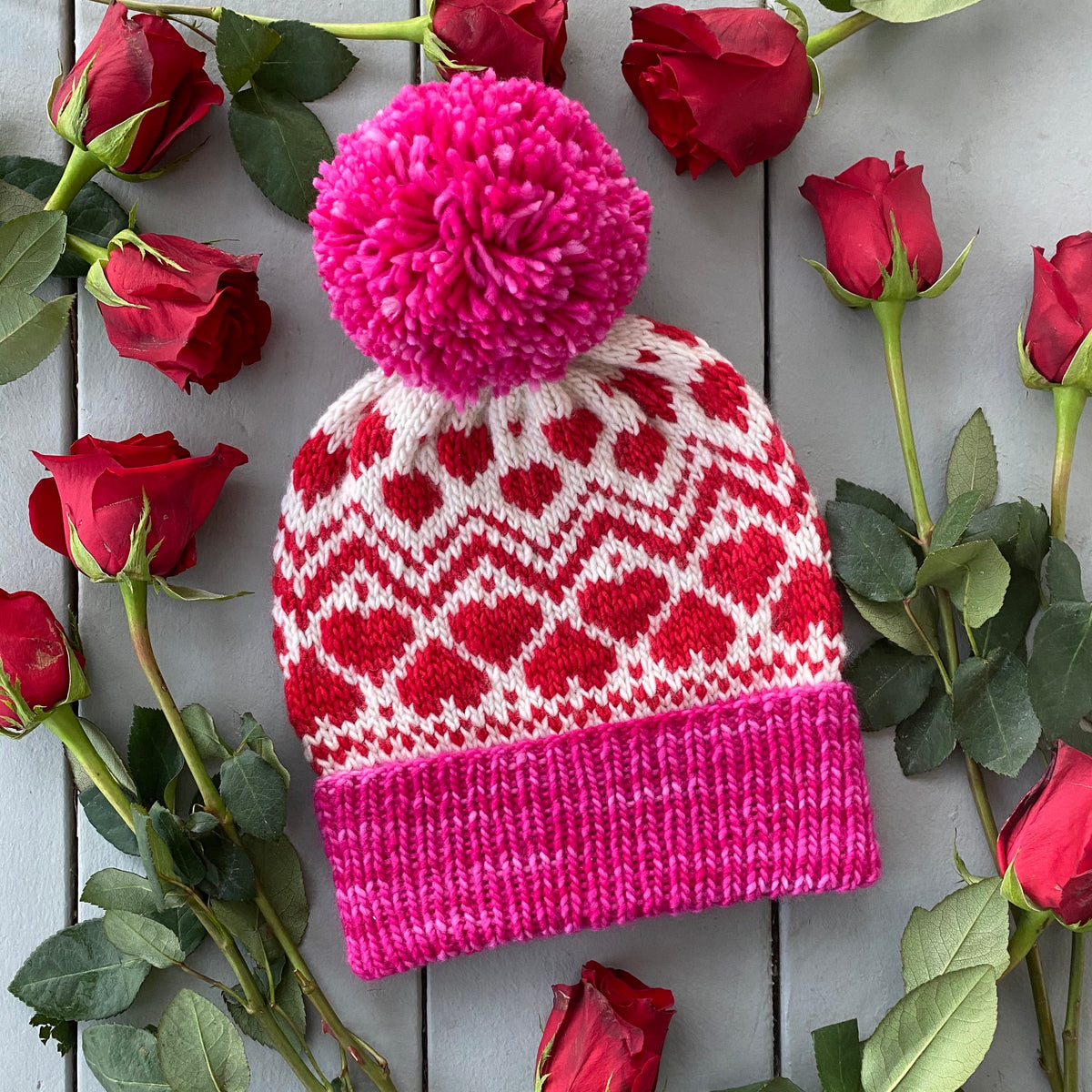 The Love You Always Beanie pattern and kits – Three Birds Yarn Studio