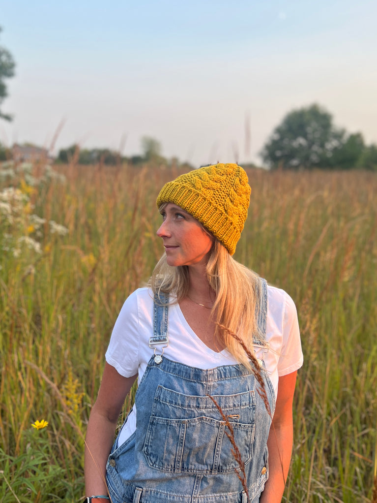 Trinity Beanie Pattern – Three Birds Yarn Studio