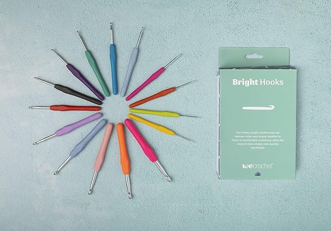 Expanded Bright Crochet Hook Set – Three Birds Yarn Studio